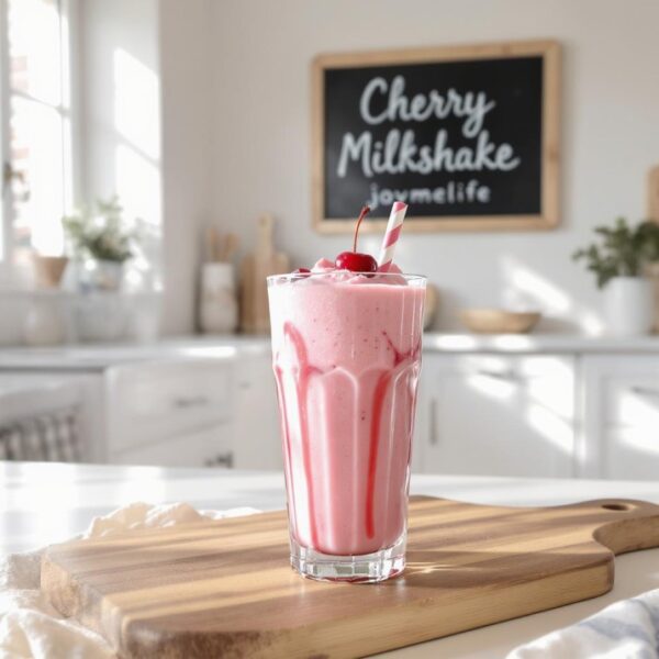 Cherry Milkshake Recipe - joymelife